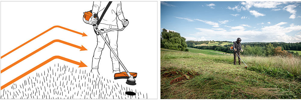 How to trim different vegetation and on different terrain with your ...