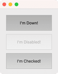 PyQt QPushButton — A universal Button Widget