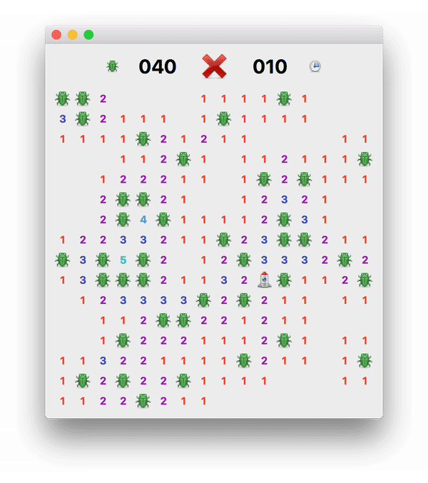 Build a minesweeper clone in Python, using PyQt5