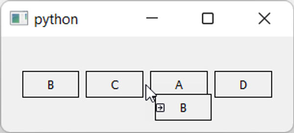Drag And Drop Widgets In Pyqt5 With This Drop In Sortable Widget
