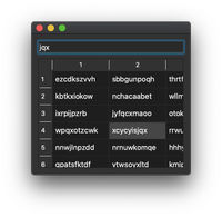 Search a QTablewidget and select matching items