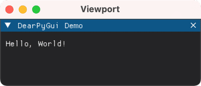 First Steps With the DearPyGui Library for Desktop GUI Development