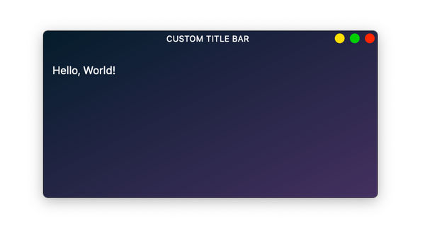 Create Custom Title Bars for PyQt5 Windows
