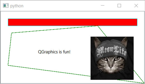 QGraphics vector graphics interfaces with Python and PyQt6