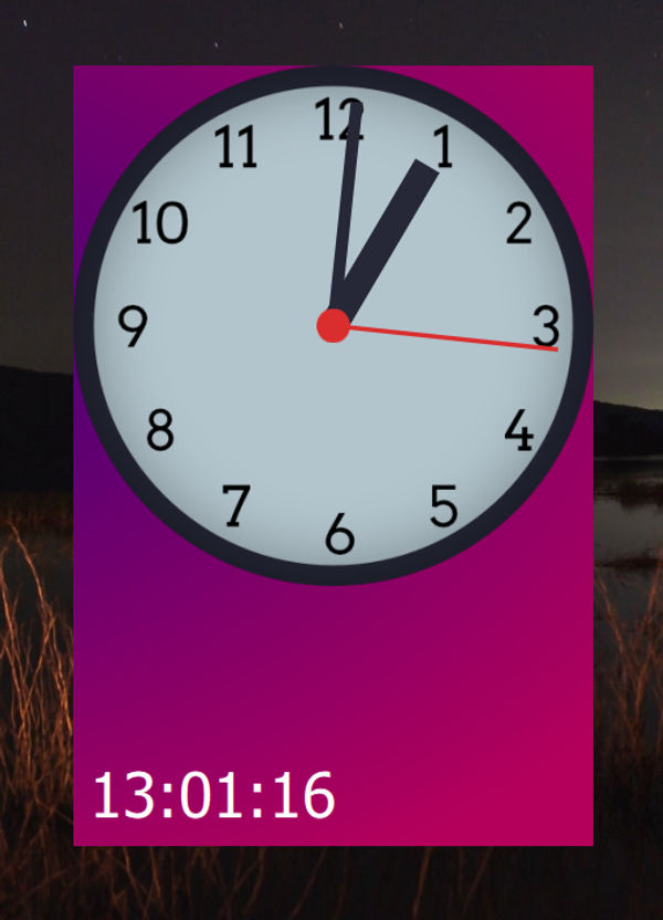 Building A Pyqt6 Analog Clock With Animations And Transformations In Qtquickqml