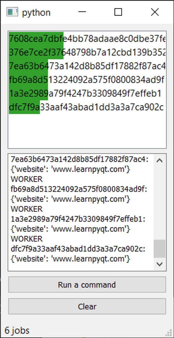 Run External Programs In Pyqt5 With Qprocess With Streams And Progress Bars