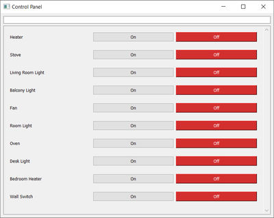 Creating searchable dashboards in PyQt5 GUIs, widget filters and text ...