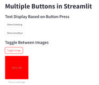Connect Streamlit buttons to trigger actions