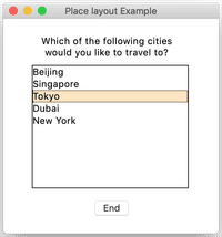 Place Layout Manager in Tkinter
