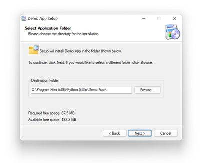 Packaging Tkinter applications for Windows, with PyInstaller & InstallForge