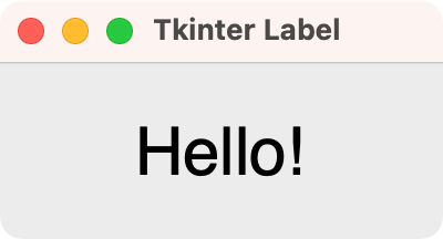 Basic Widgets in Tkinter