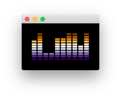 Graphic Equalizer, a custom PyQt5/PySide2 visualization widget