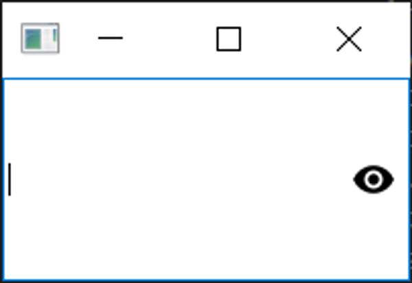 Custom PyQt5/PySide2 PasswordEdit field with Show/Hide toggle