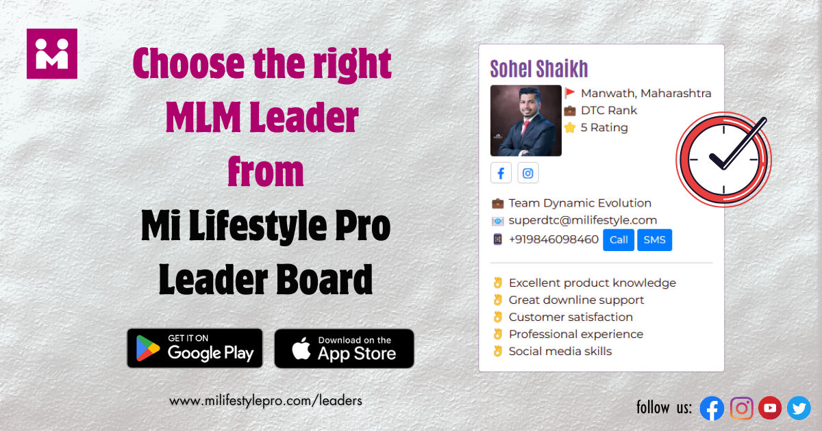 Standout in milifestyle marketing business with Mi Lifestyle Pro Leaderboard
