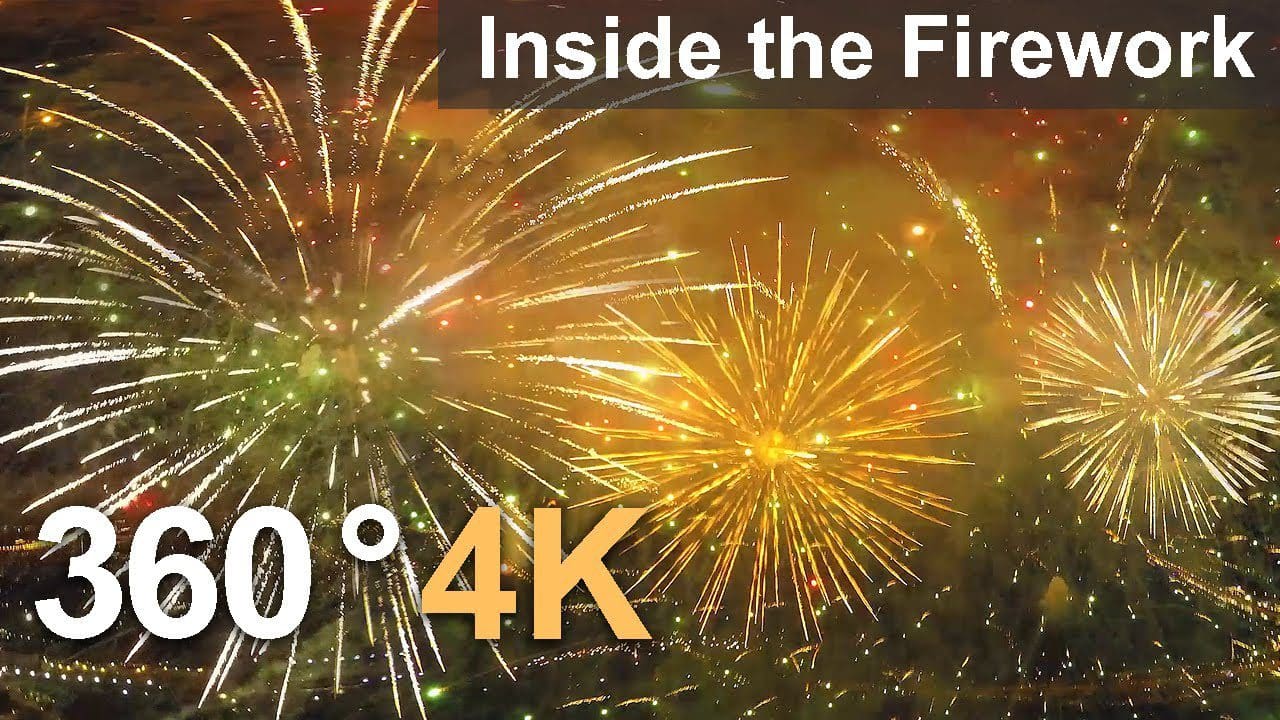 Amazing 360° Experience: Flying inside Fireworks - Mindful Living Network