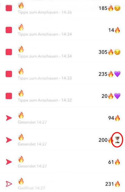 Snapchat-Flammen – Das steckt dahinter