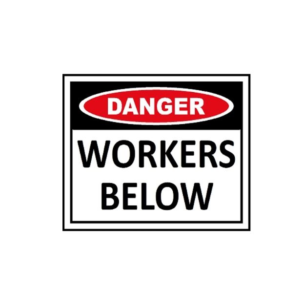 Buy CS-905 Danger workers below sign Online in Pakistan with Same Day ...