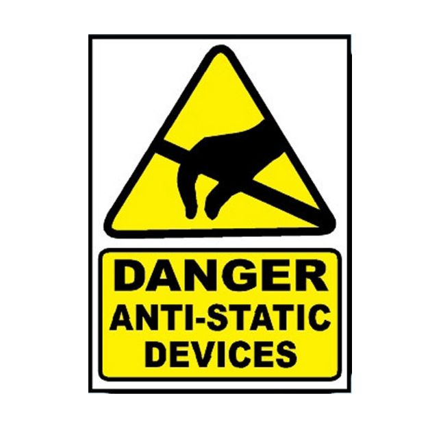 Buy MW-505 Danger Anti-Static Devices Sign Online in Pakistan with Same ...