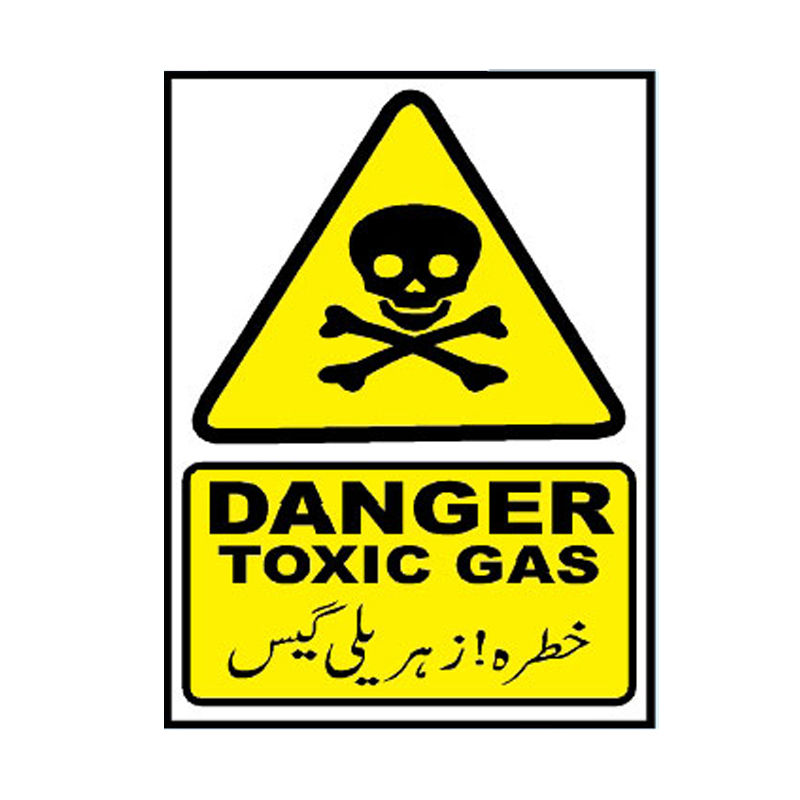 Buy MW-539 Danger Toxic Gas Sign Online in Pakistan with Same Day ...