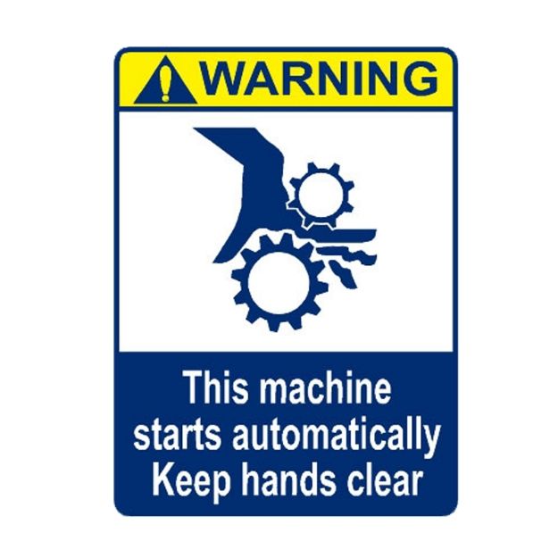 Buy MPS-772 Warning This Machine Starts Automatically Sign Online in ...