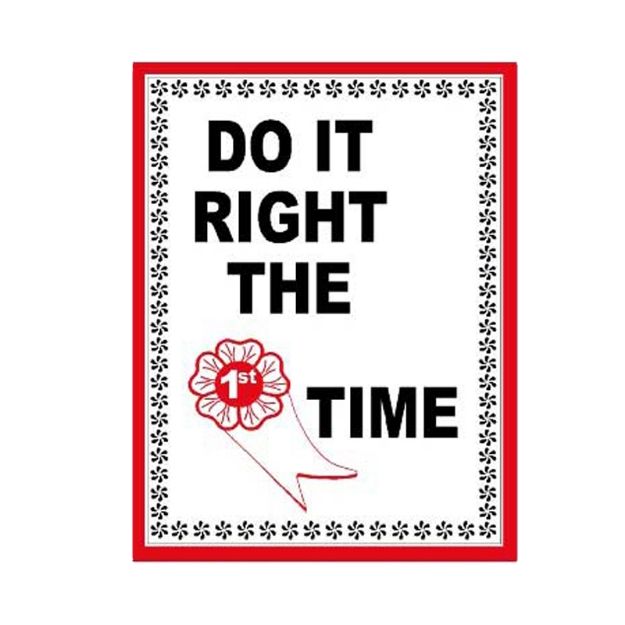 Buy MQCP-203 DO IT RIGHT THE TIME SIGN Online in Pakistan with Same Day ...