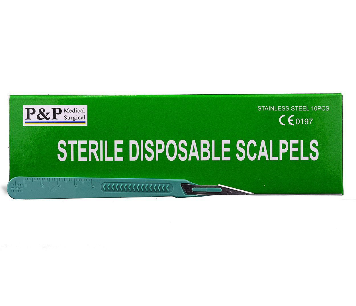 Buy Disposable Scalpels Sterile Surgical Blade Stainless Steel with ...