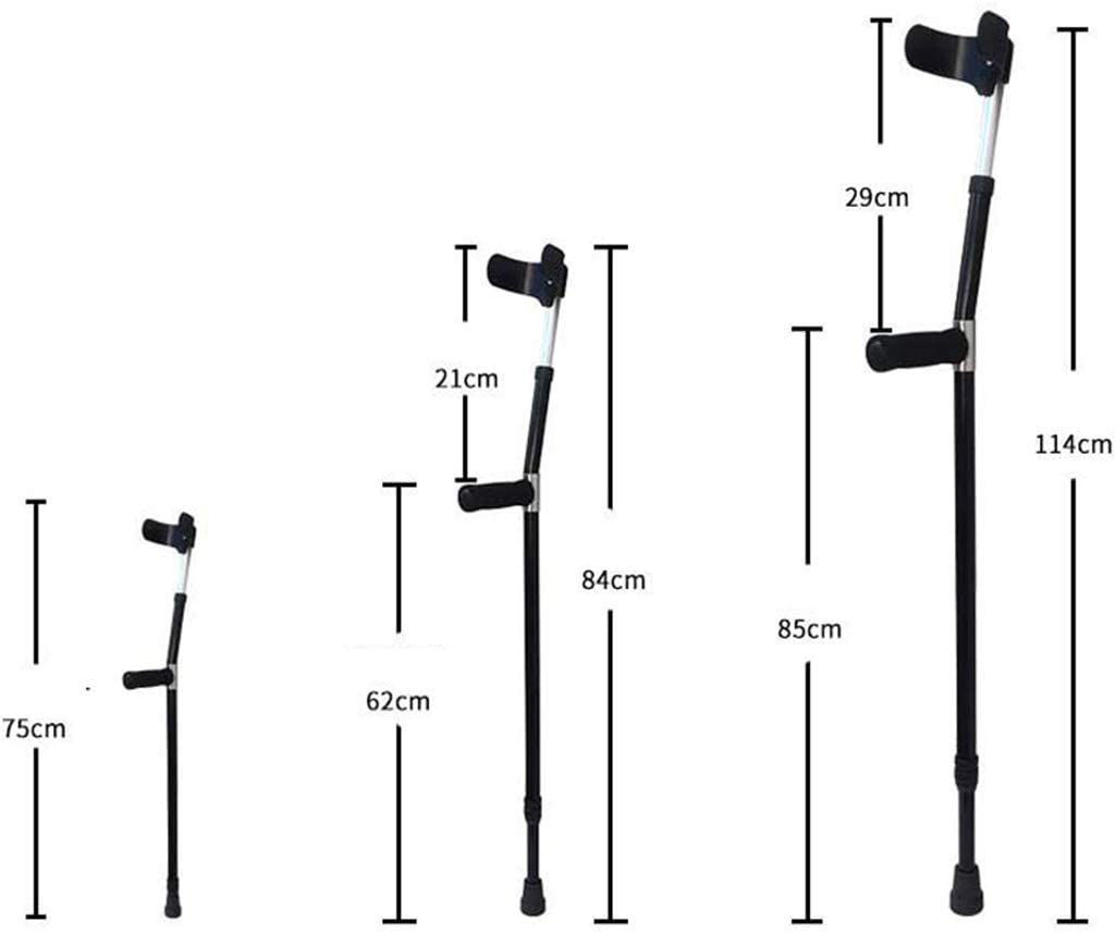 Lightweight Comfortable Grip Elbow Walking Stick Crutches