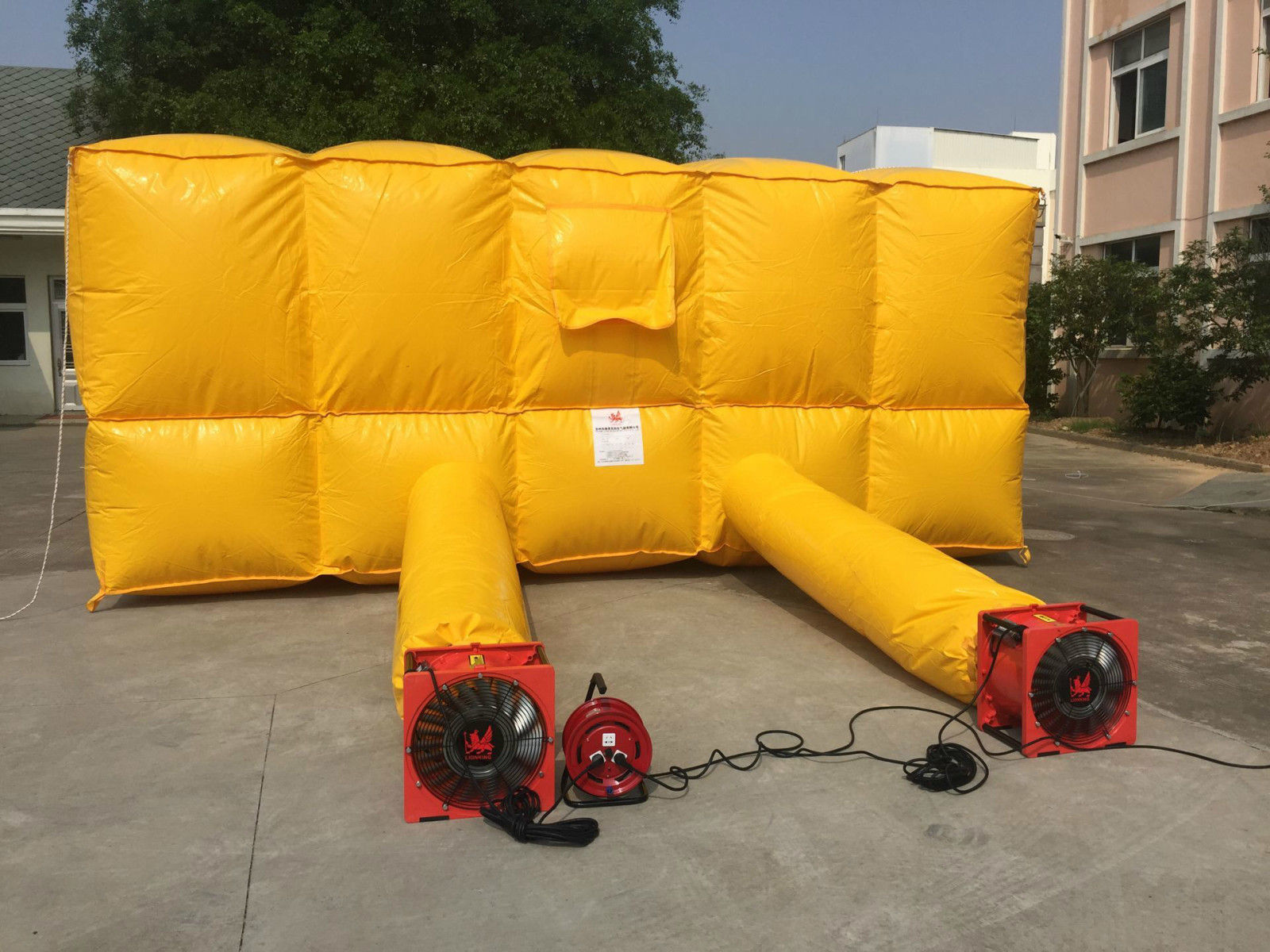 Buy EMERGENCY RESCUE INFLATABLE JUMPING AIR CUSHION WITH INFLATABLE FAN ...