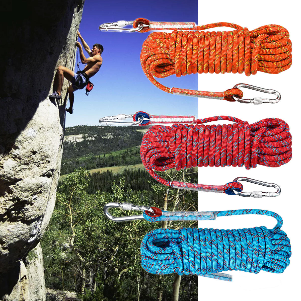 Buy DURAROPE NYLON CLIMBING AND MOUNTAINEERING SAFETY ROPE Online in ...