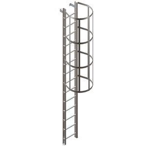Buy Heavy Duty Steel and Aluminum Fixed External Wall Safety Cage ...