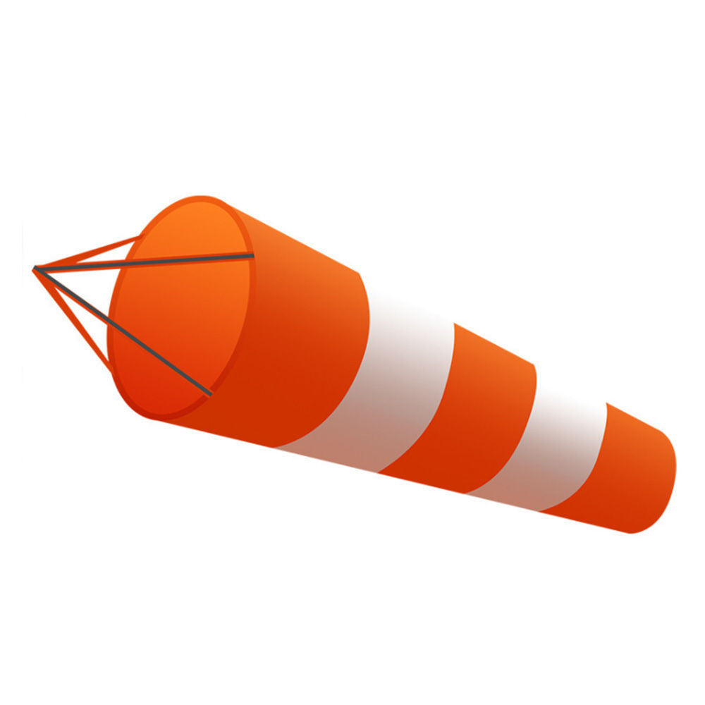 Buy Orange & White Wind Direction Polyester Aviation Wind Sock Online ...