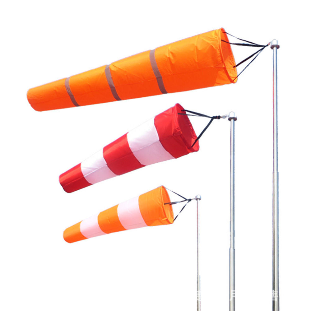 Buy Red & White Wind Direction Polyester Aviation Wind Sock Online in ...