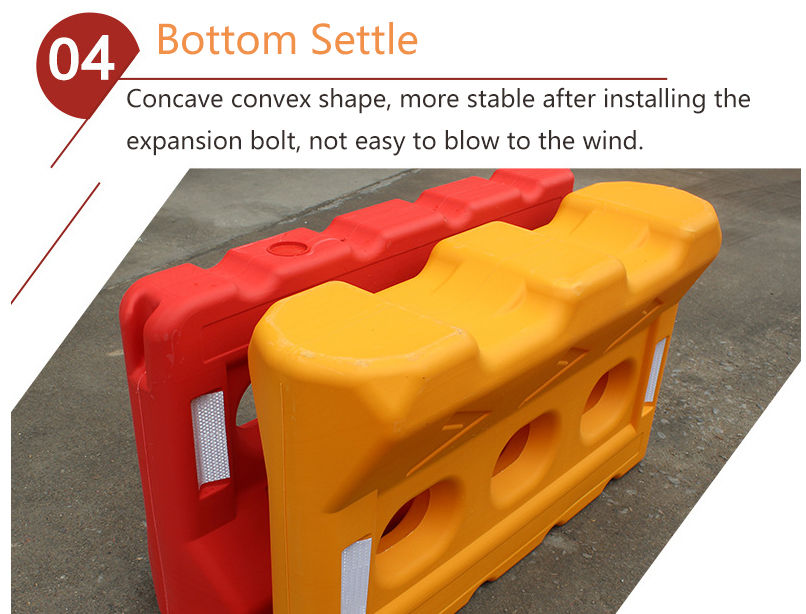 Buy Plastic Anti Collision Red Traffic Road Block Water Barrier Online ...