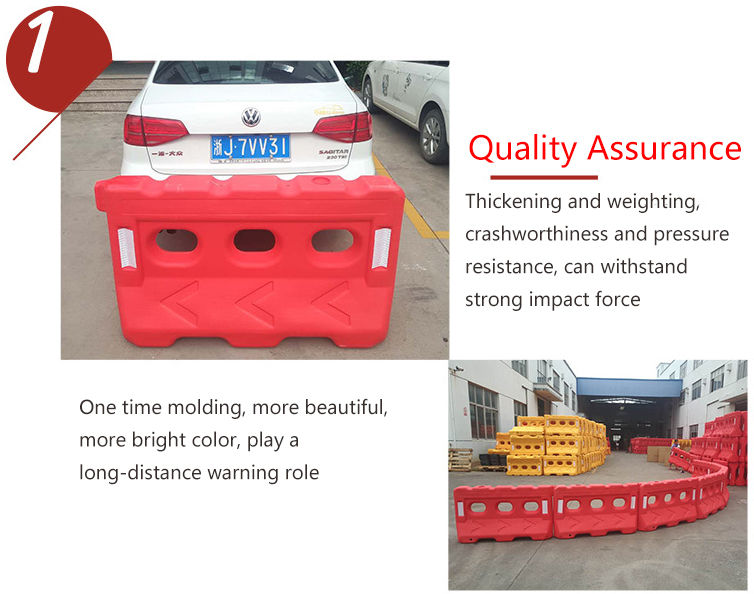 Buy Plastic Anti Collision Red Traffic Road Block Water Barrier Online ...