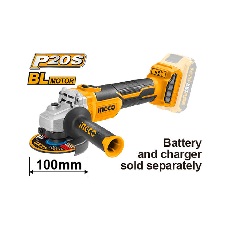 Buy Ingco CAGLI1002 Lithium Ion Cordless 20V Battery Angle Grinder ...