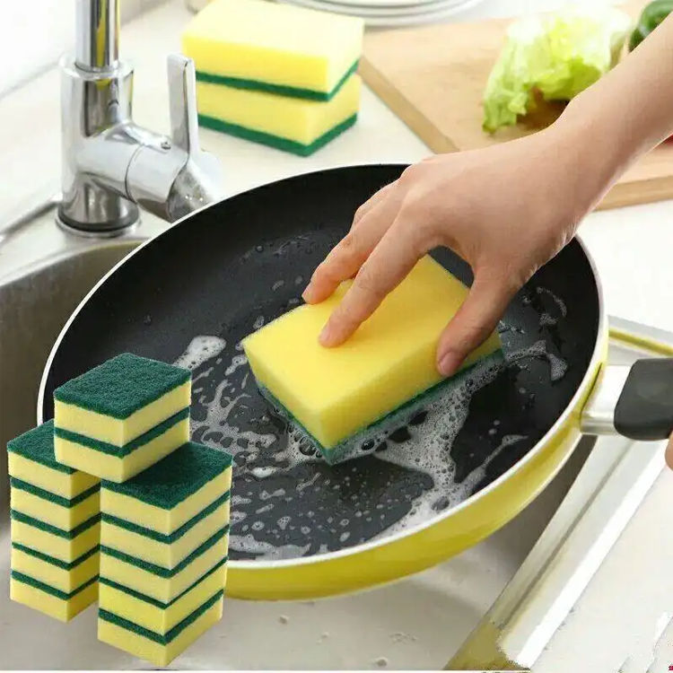 Buy Scrubber Pad Cleaning Scouring Sponge For Utensils Online in ...