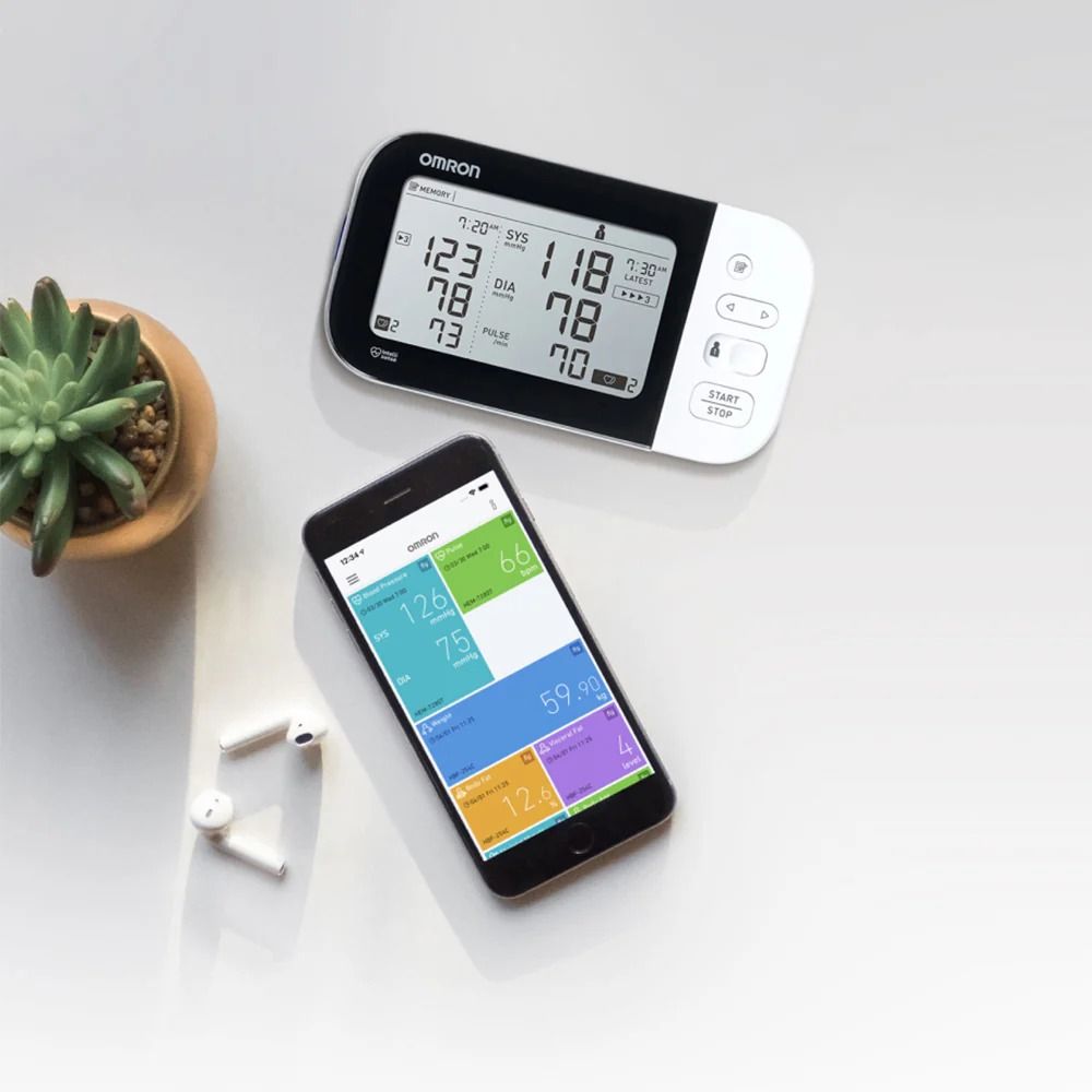 Omron M7 Intelli IT Automatic Upper Arm Blood Pressure Monitor Machine
