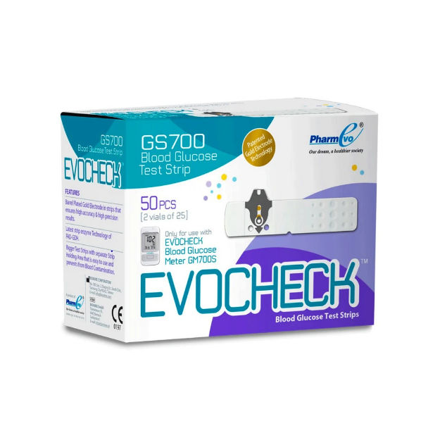 Evocheck GS700 Carbon Coating Blood Glucose Meter Test Strips
