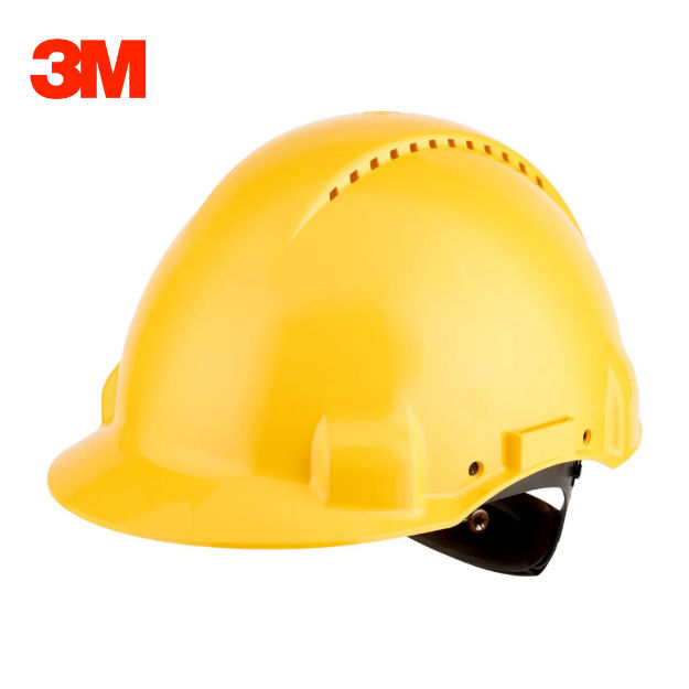 Buy 3M G3000NUV-GU Ventilated Protective Safety Cap Helmet with Rachet ...