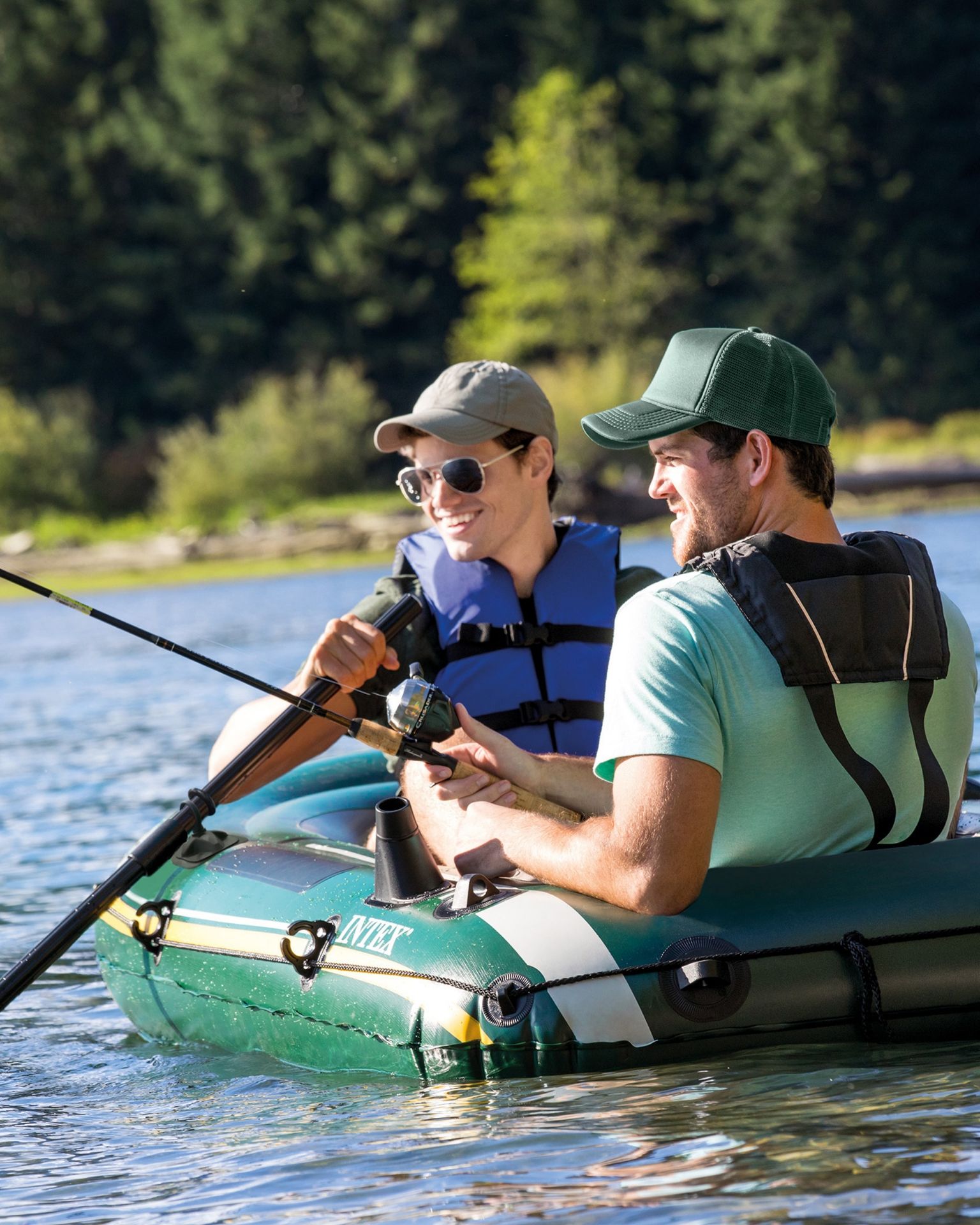 Buy Intex Seahawk™ 2 Inflatable Boat Set for 2 Person Online in ...