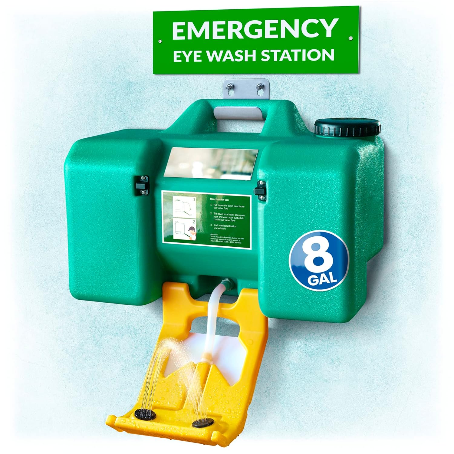 Buy Heavy Duty Portable Eyewash Station Industrial Safety Online in ...