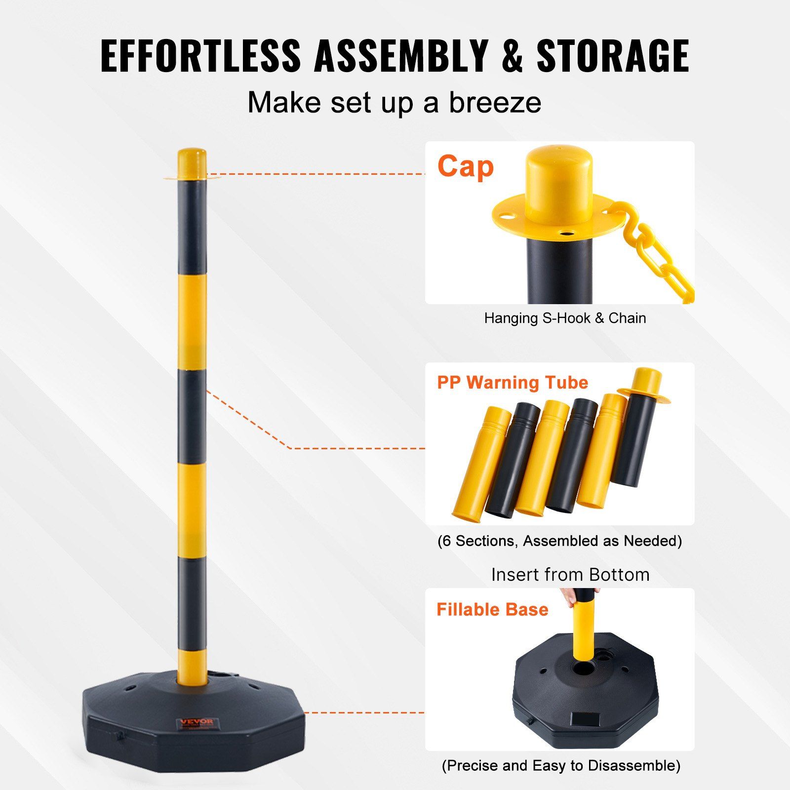 Buy Portable Reflective Polyvinyl Chloride PVC Traffic Safety Post Cone ...