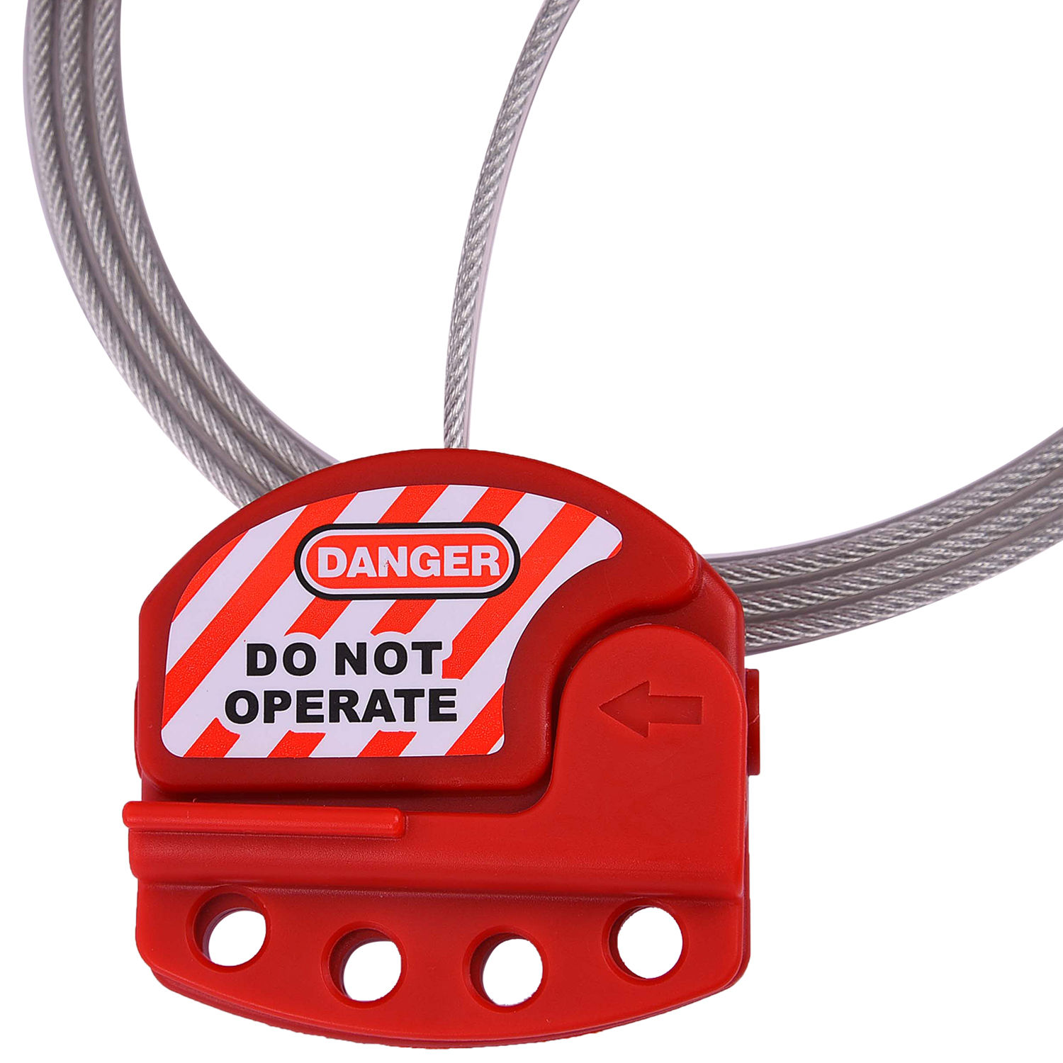 Buy loto Adjustable Cable Lockout 2 Meter Steel Safety Cable for Group ...