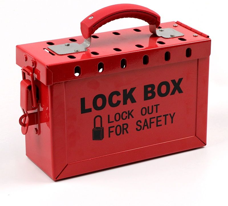Buy Heavy Duty Steel Safety Lockout Red Box Online in Pakistan with ...