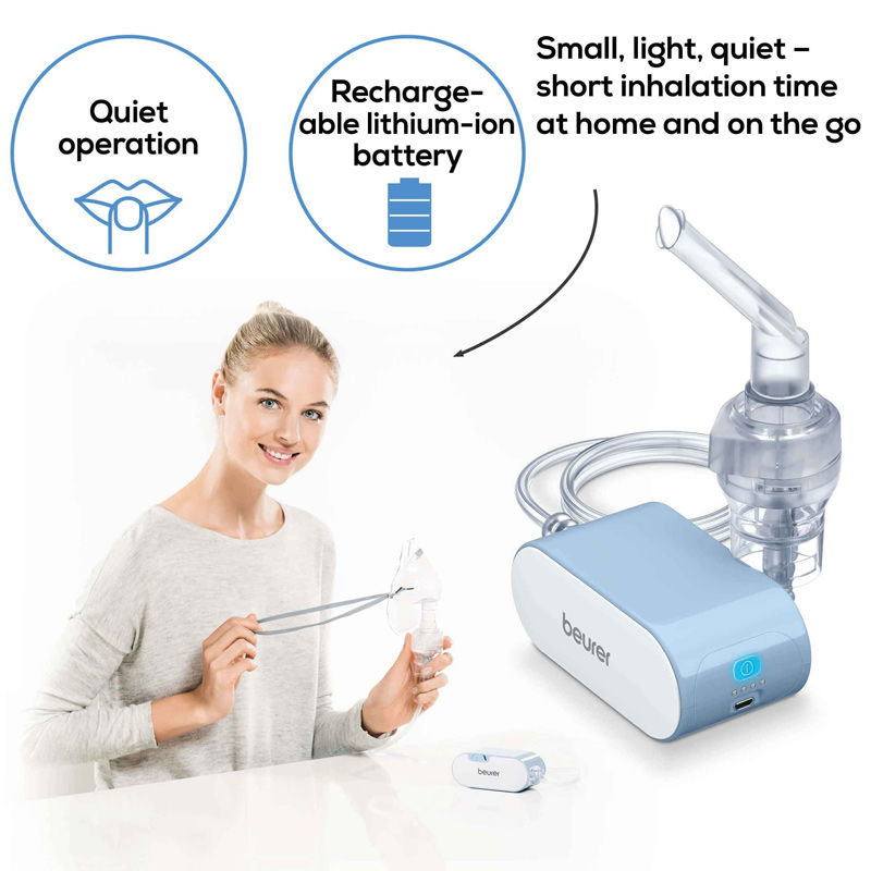 Buy Beurer IH 60 Premium Portable Compressor Nebulizer Lightweight and ...