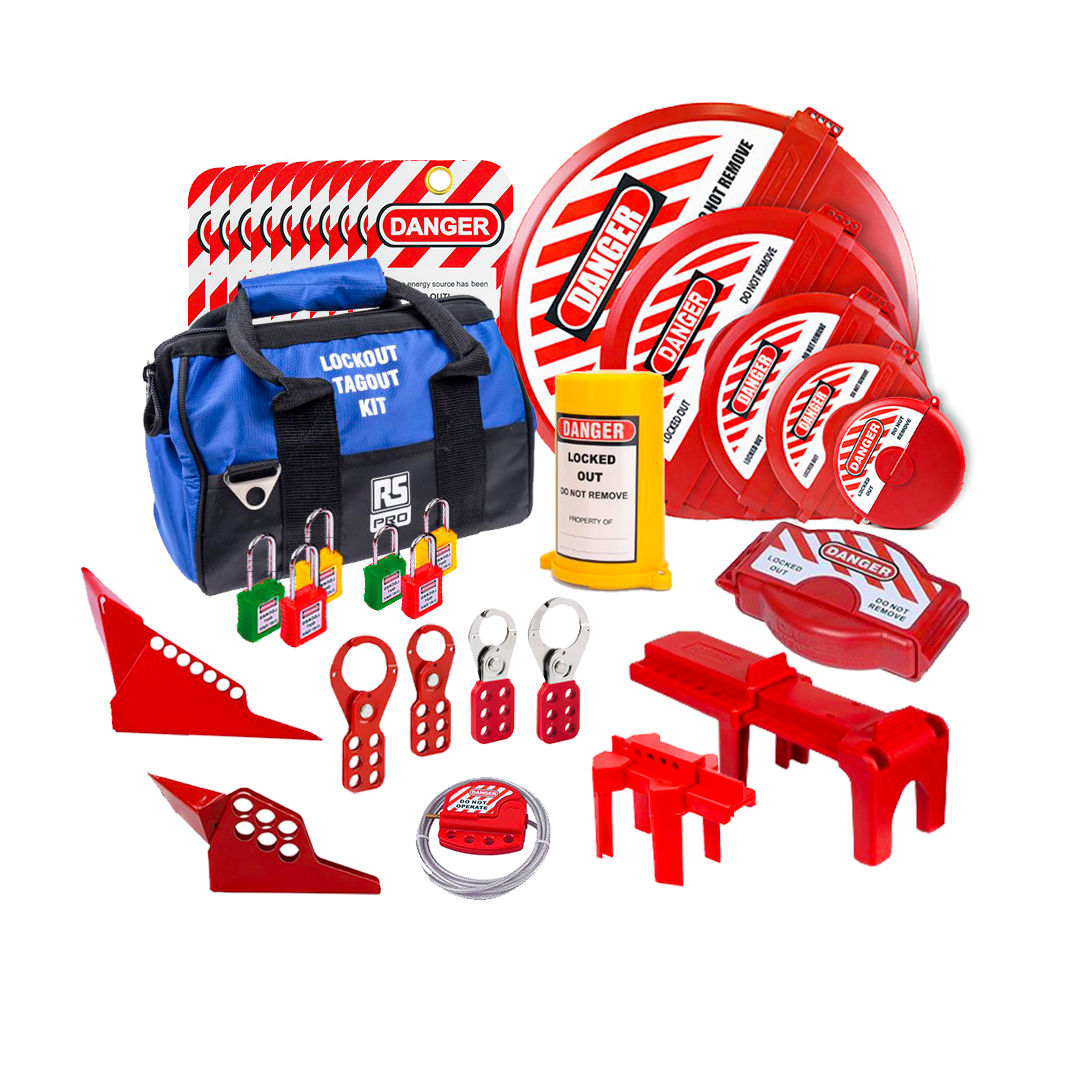 Buy LOTO Complete Mechanical Safety Lockout Kit Multi Device ...
