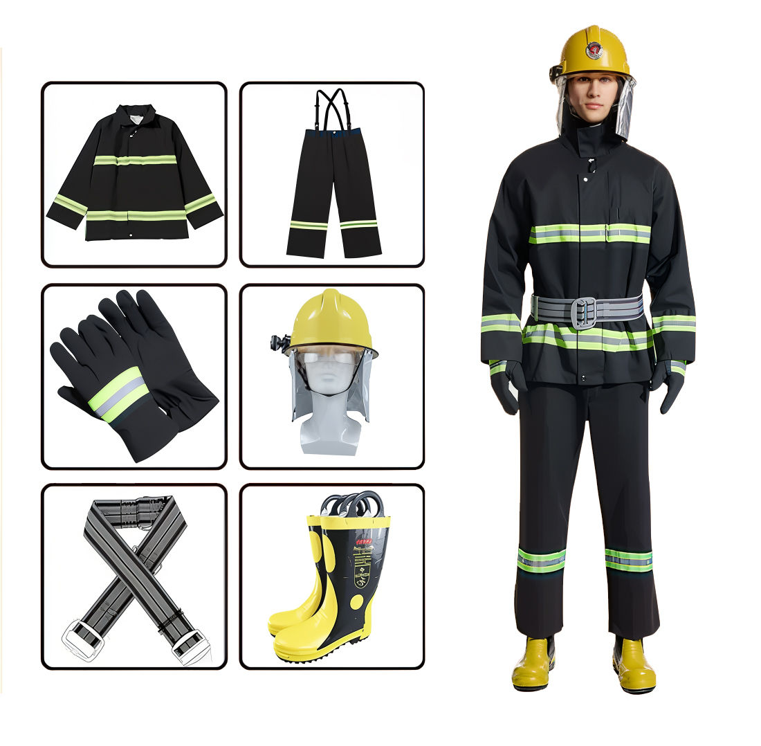 Buy Fire Fighting Suit Complete Firefighter Protection Kit Online in ...