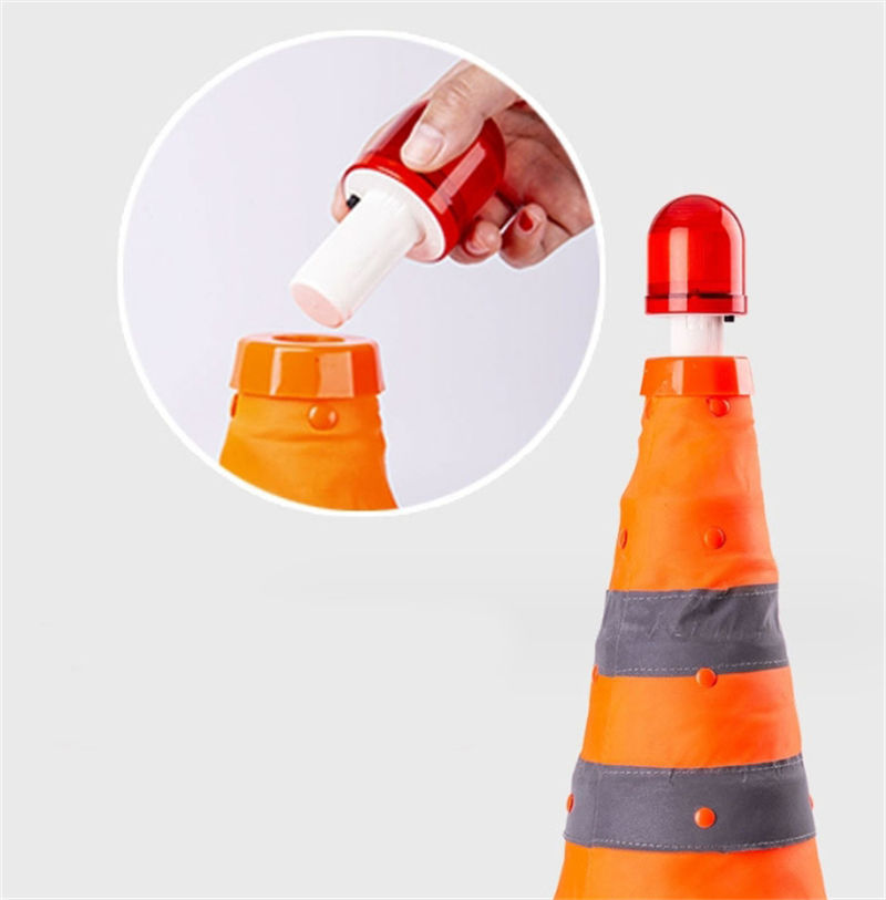 Buy RTCL Road Hazard Warning Red Traffic Cone LED Emergency Light ...