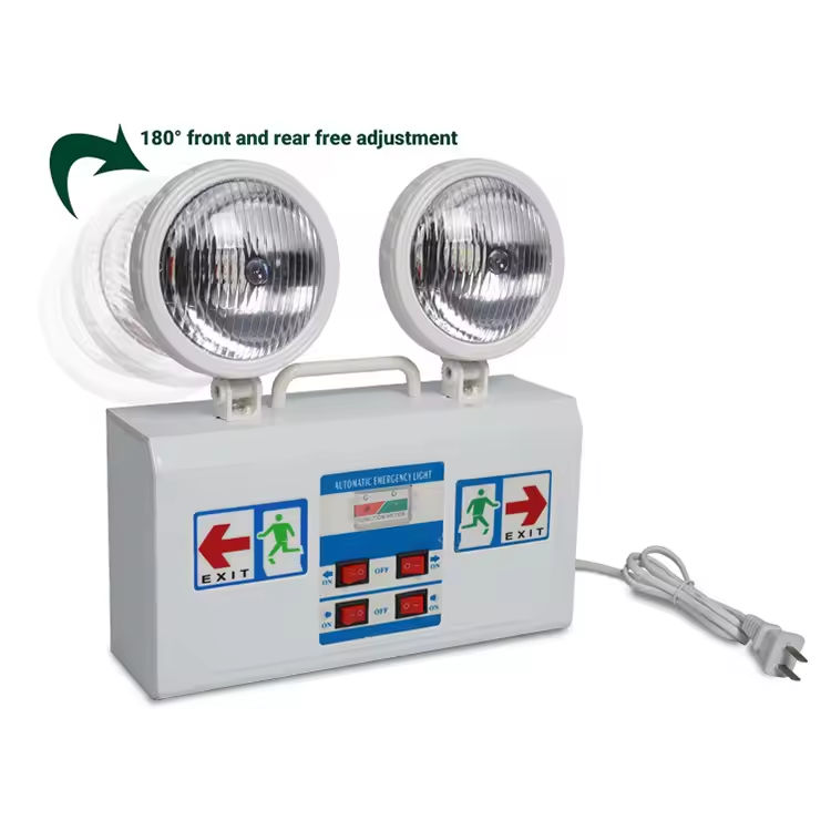 Buy Eurolux EL 268A White Automatic Double Heads LED Rechargeable ...