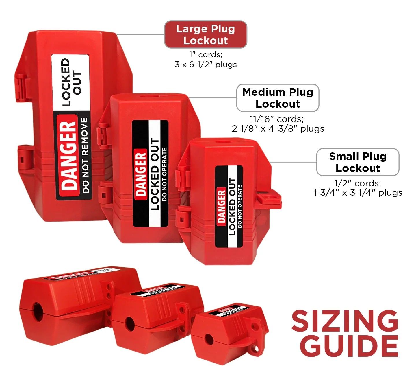 Buy Plug Lockout Electrical Plug Safety Isolation Device Online in ...
